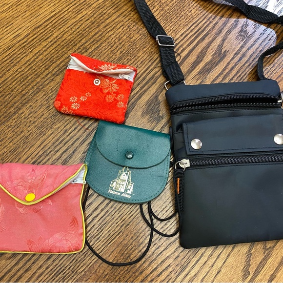 Bags | Lot Of Small Change Purses And On Small Travel Purse | Poshmark